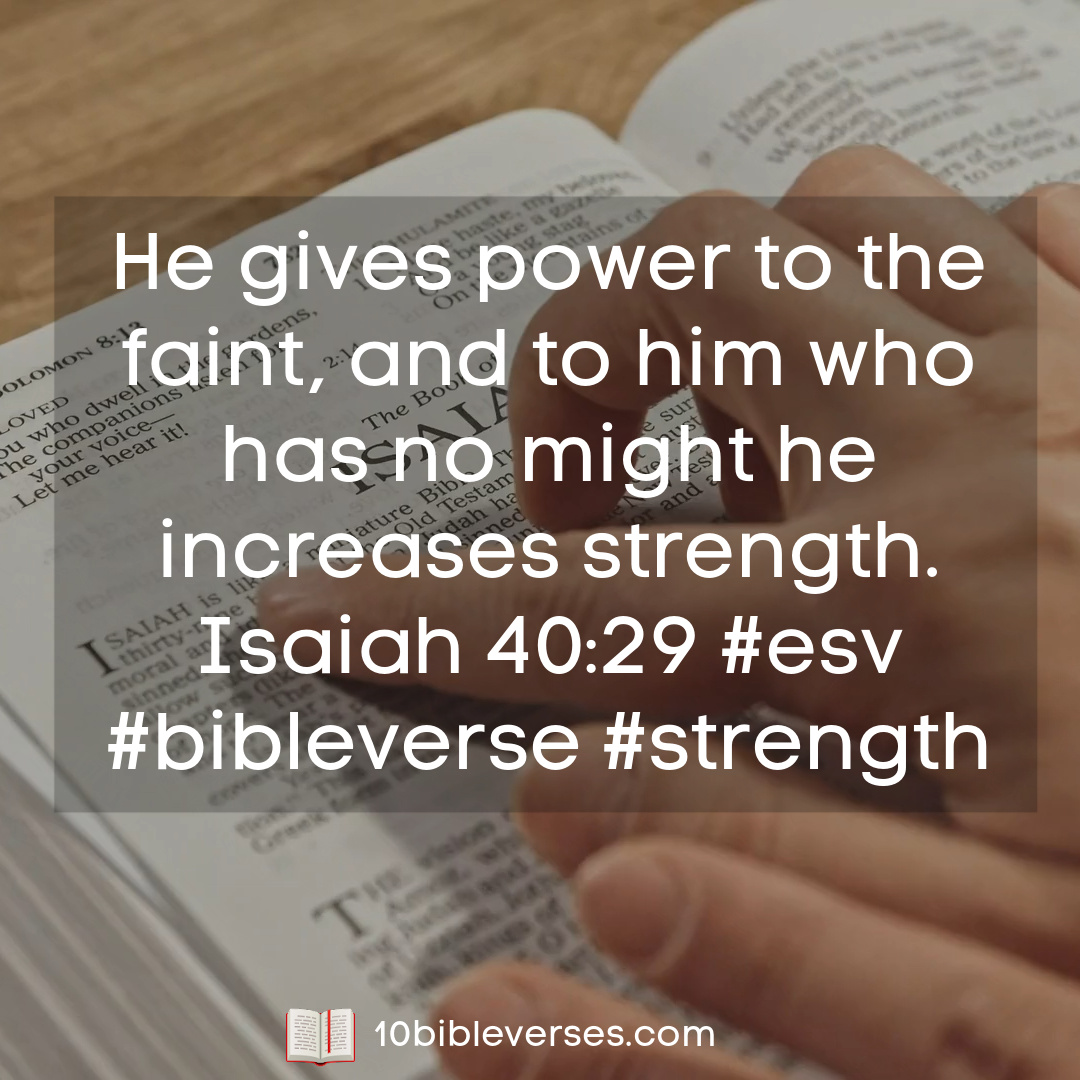 Bible Verses About Strength рџ є Daily Scripture Quotes And Biblical