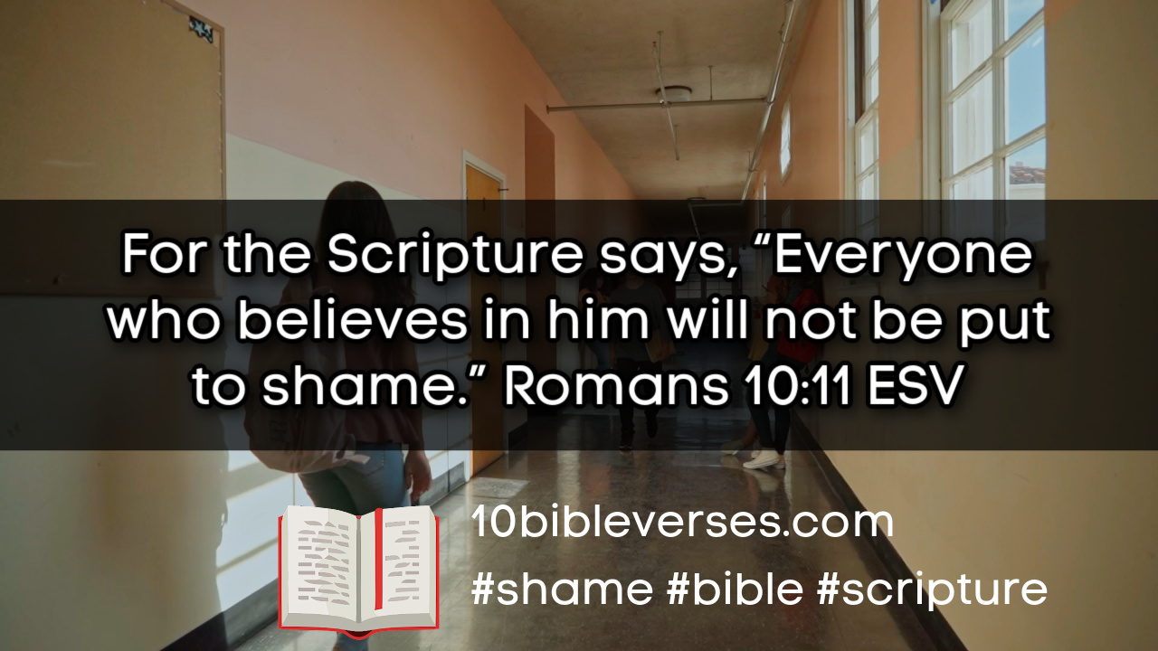 10 Bible Verses about Shame